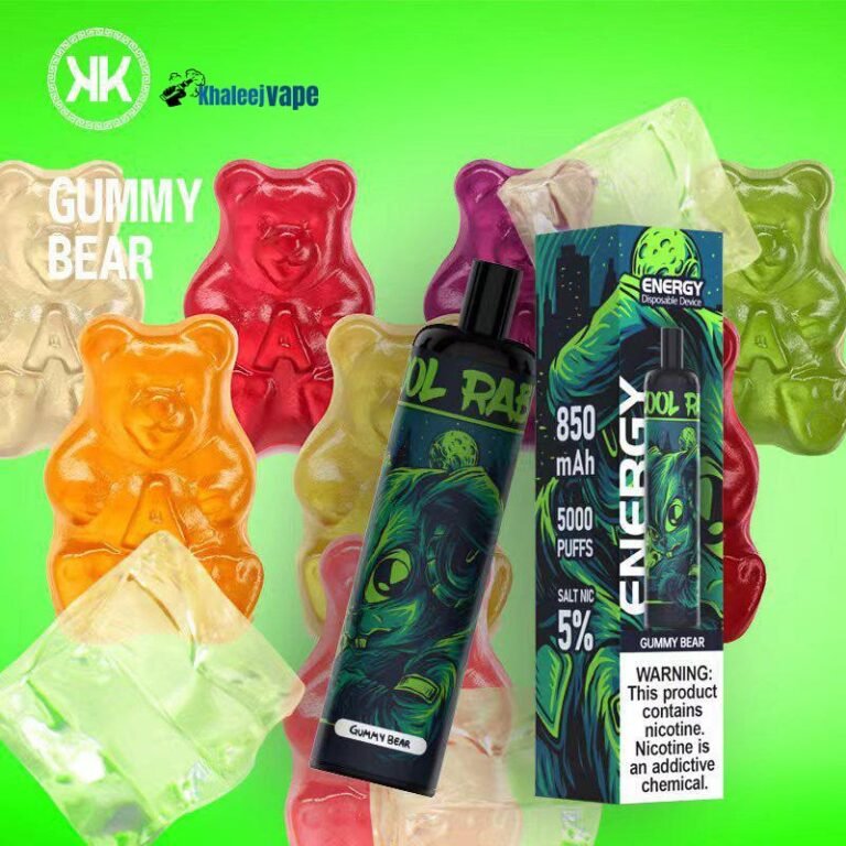 GUMMY BEAR|ENERGY VAPE 5000 PUFFS|100% ORIGINAL DISPOSABLE - KHALEEJ ...